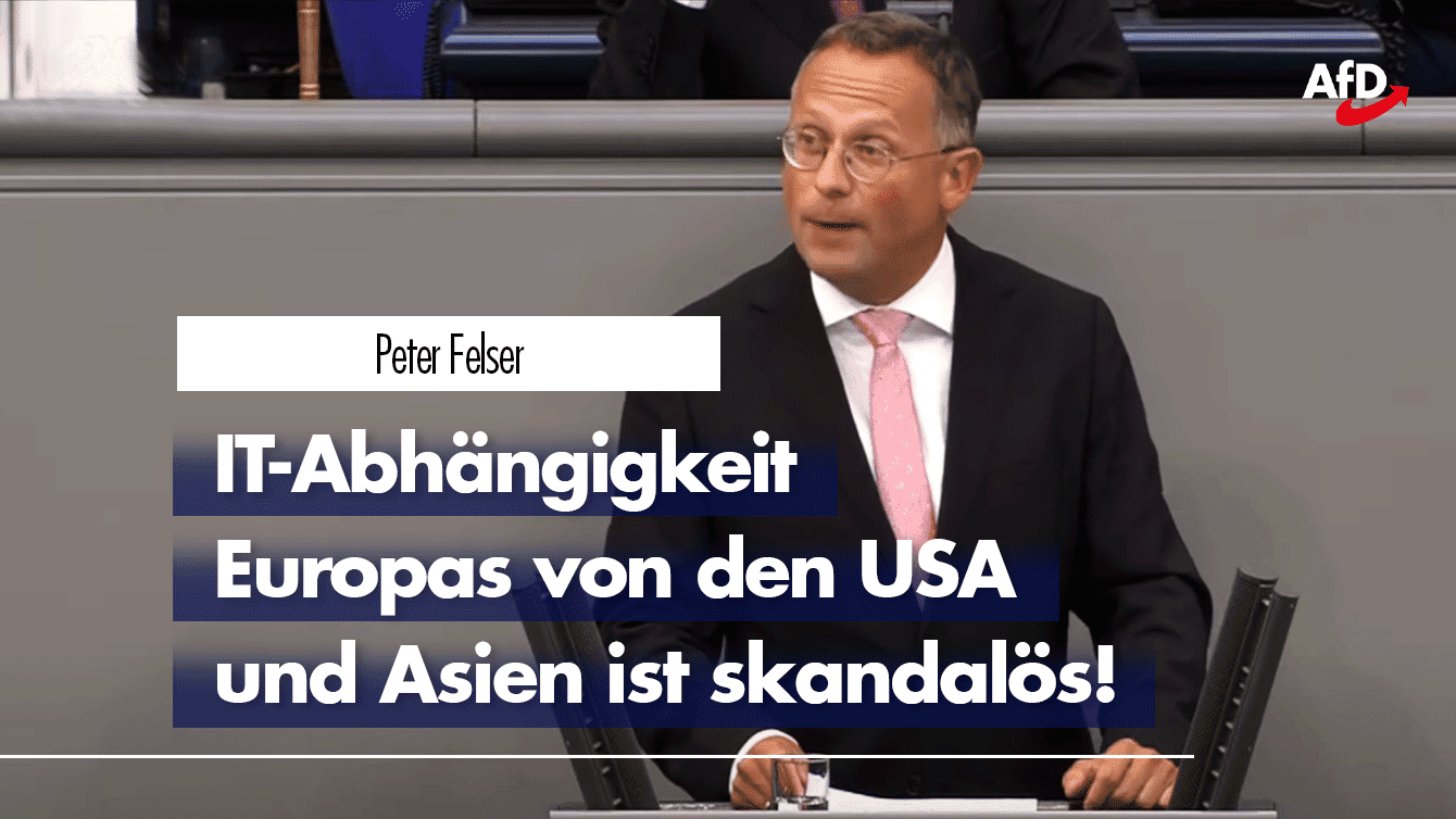 Peter Felser zur mangelnden digitalen Souveränität | AfD Kompakt