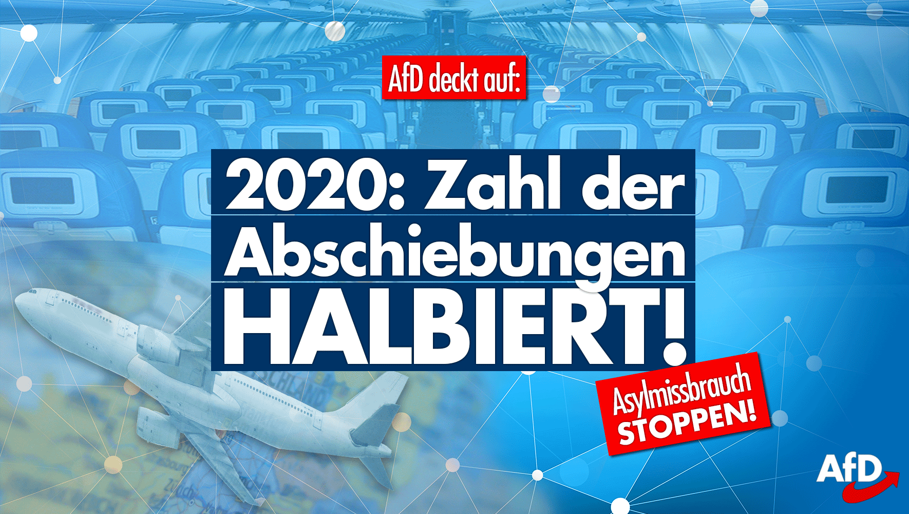 AfD-Anfrage deckt auf: Abschiebungen HALBIERTEN sich im Corona-Jahr ...